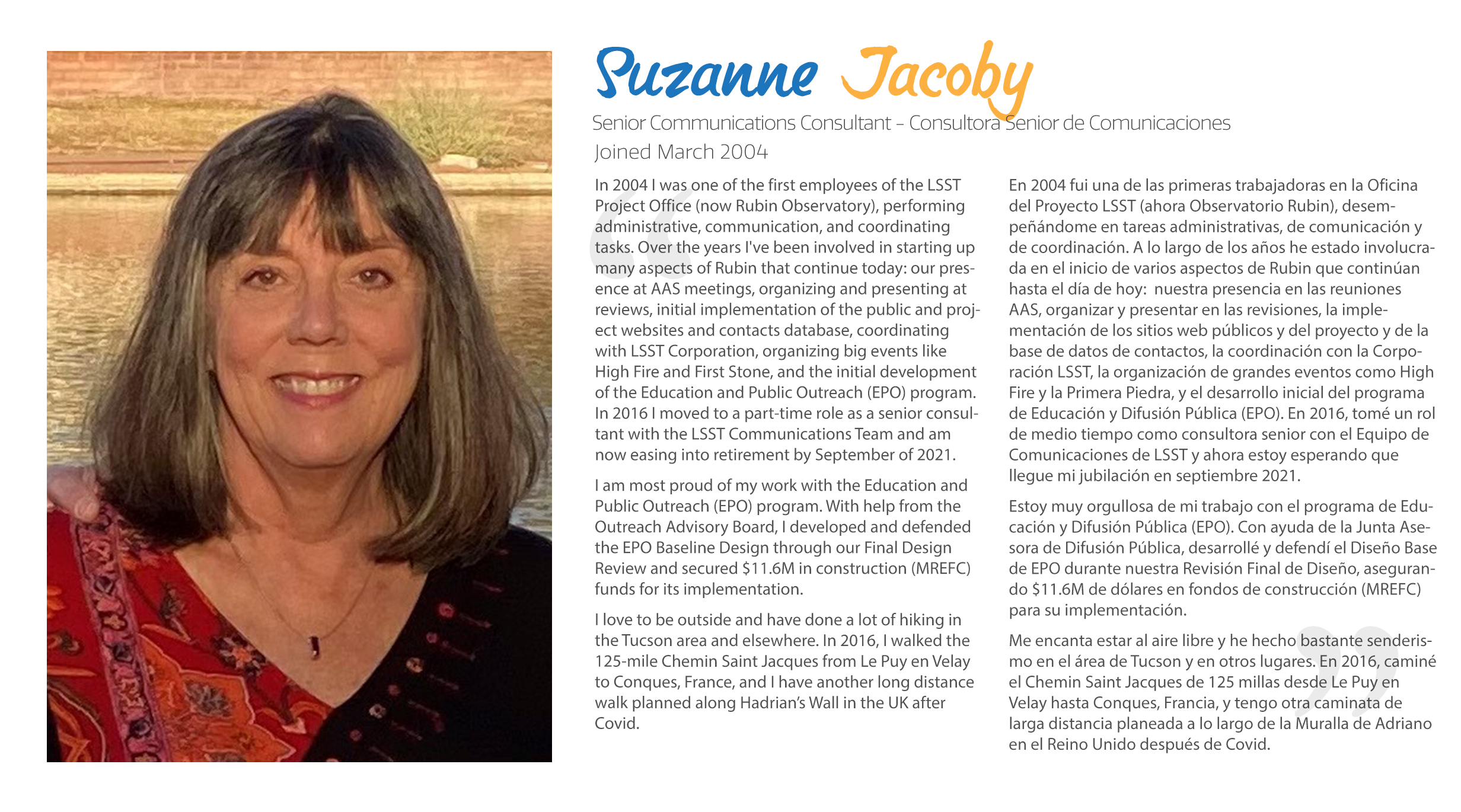 Suzanne Jacoby | Rubin Observatory